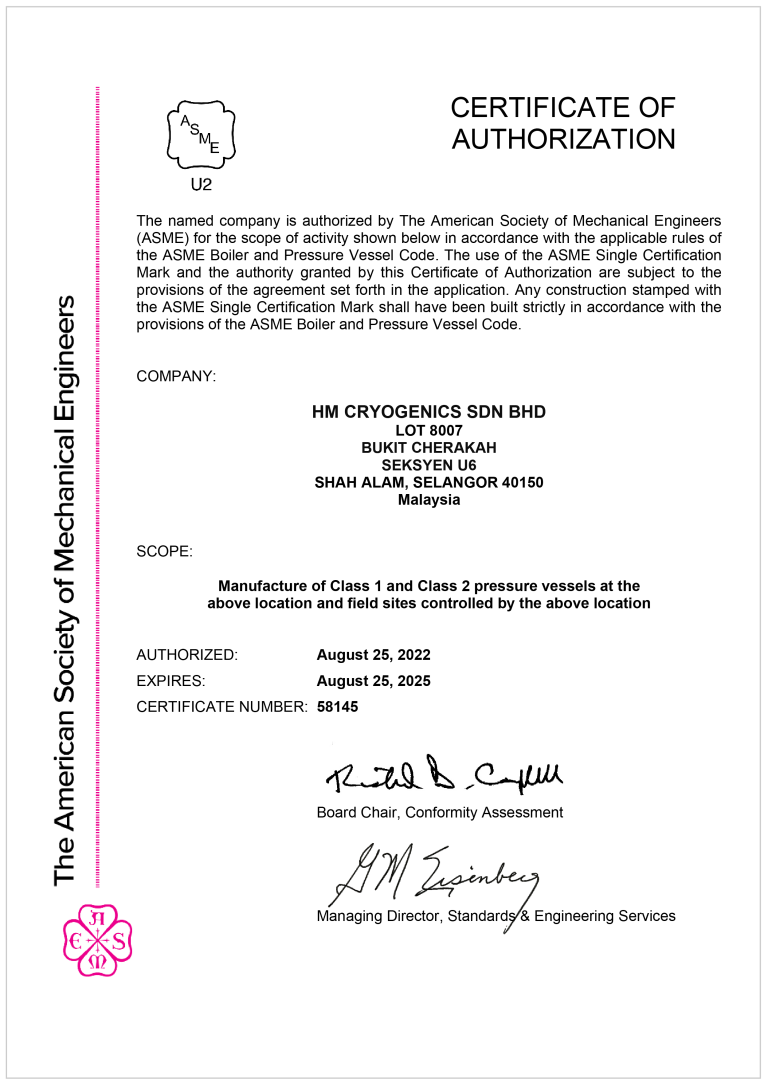 About Us – HM Cryogenics Sdn. Bhd.