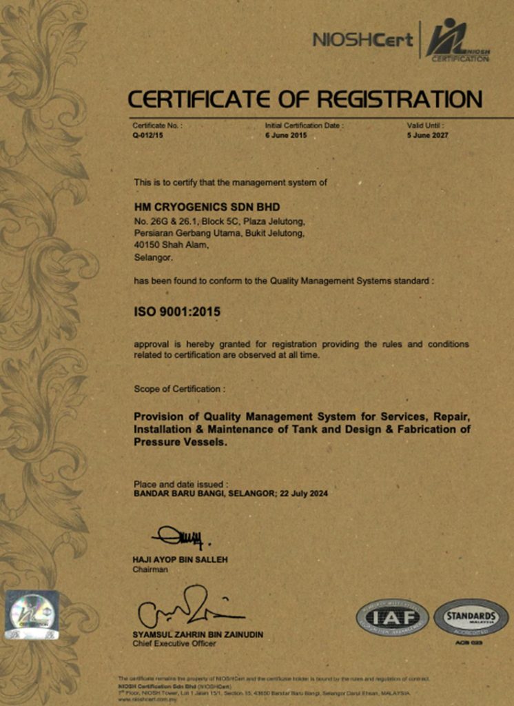 About Us – HM Cryogenics Sdn. Bhd.